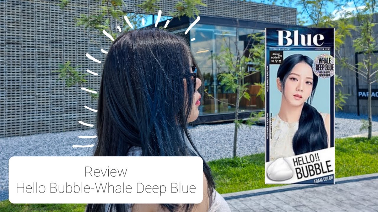 (REVIEW) ย้อมสีผมเองจากโฟม mise en scene HELLO BUBBLE สี WHALE DEEP ...