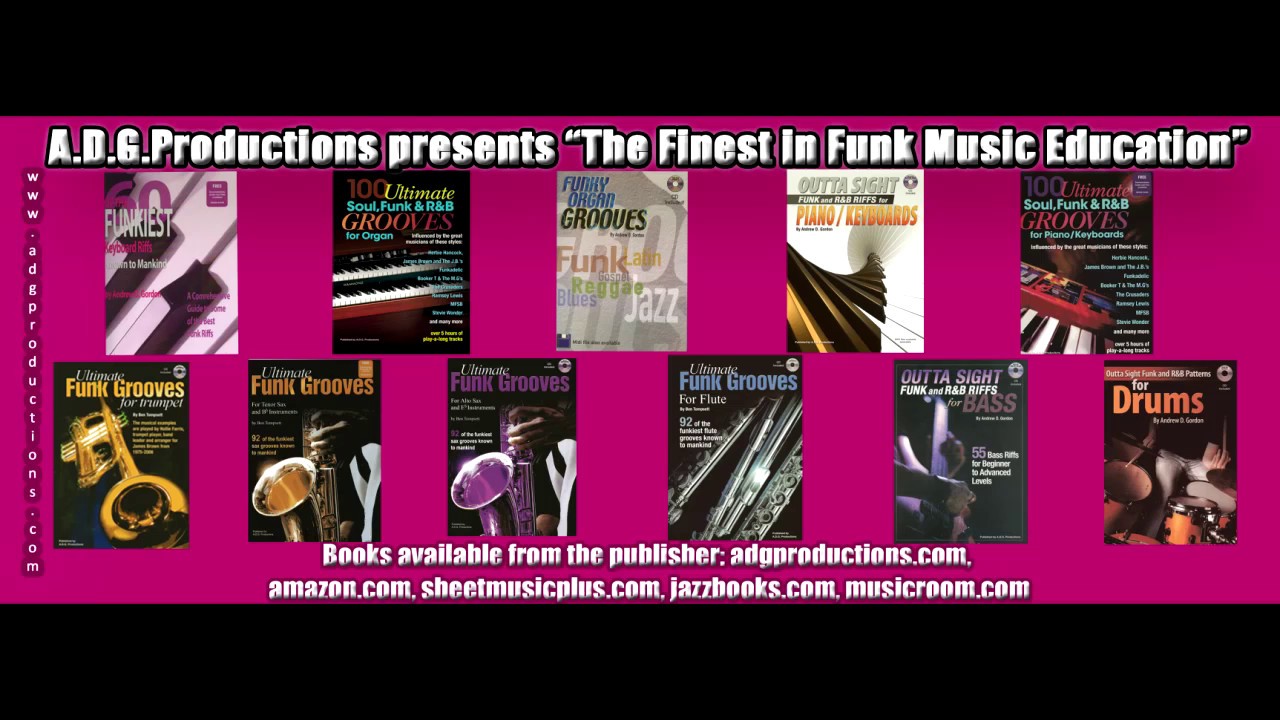 Funk Music Education, books published A.D.G. Productions - YouTube