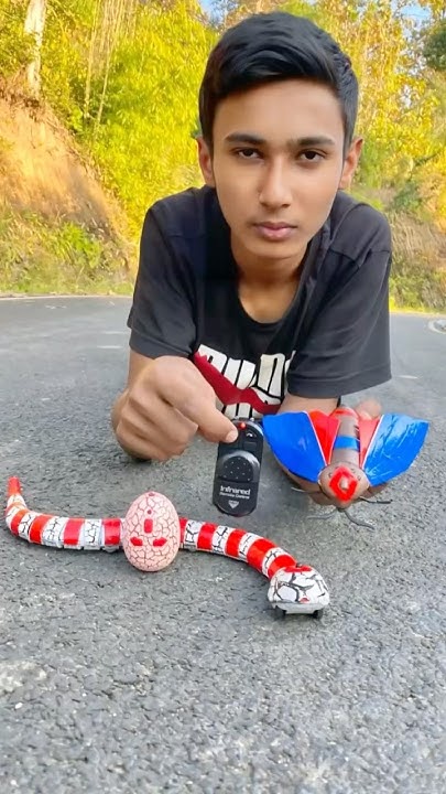 Rc Remote Control Snake and Moth Unboxing 🔥#shorts - YouTube