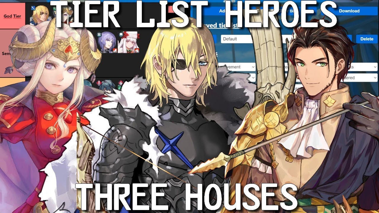TIER LIST HEROES Les personnages de Three Houses (Octobre 2023) - YouTube