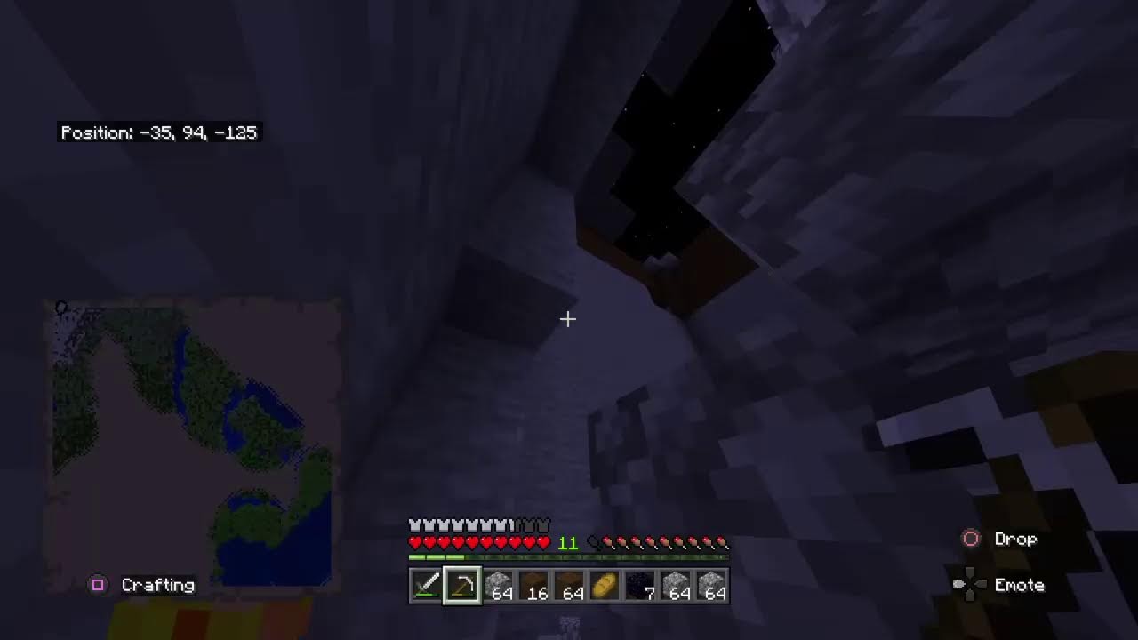 Minecraft survival World (Adventure) Ps4 - YouTube