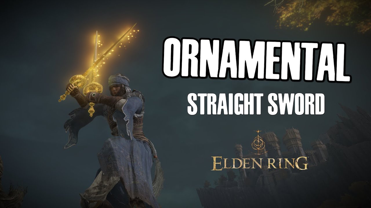Ornamental Straight Sword | Weapon Showcase - YouTube