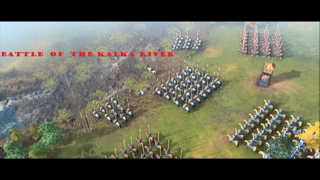 Age Of Empires 4 - THE BATTLE OF THE KALKA RIVER #ageofempires4 - YouTube