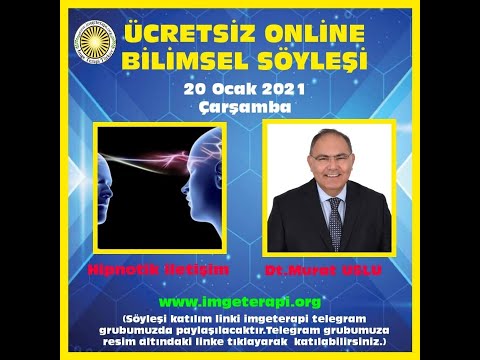 Hipnotik İletişim Söyleşisi,Dt,Murat Uslu,Ericksonian Hipnoz