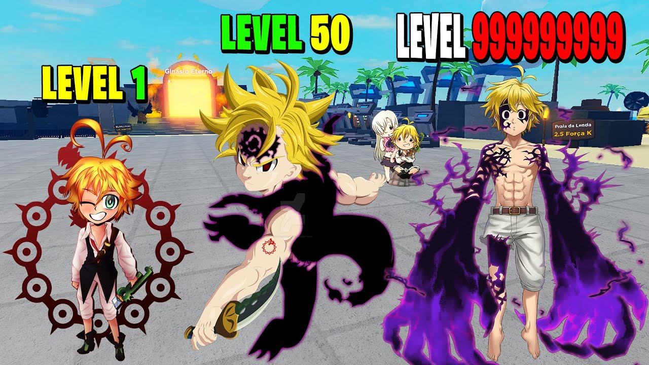 PEGUEI A EVOLUÇÃO DA MARCA DEMONIACA DO MELIODAS E DERROTEI TODOS NO ...