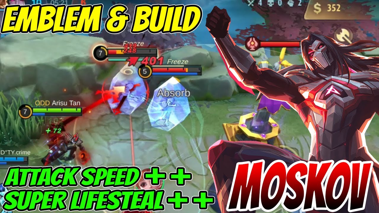 MOSKOV EMBLEM SET AND BUILD 2022 - MOSKOV BEST BUILD 2022 - BUILD ...