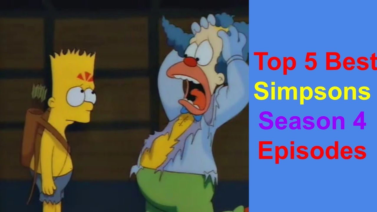 The Simpsons - Top 5 Best Season 4 Episodes - YouTube