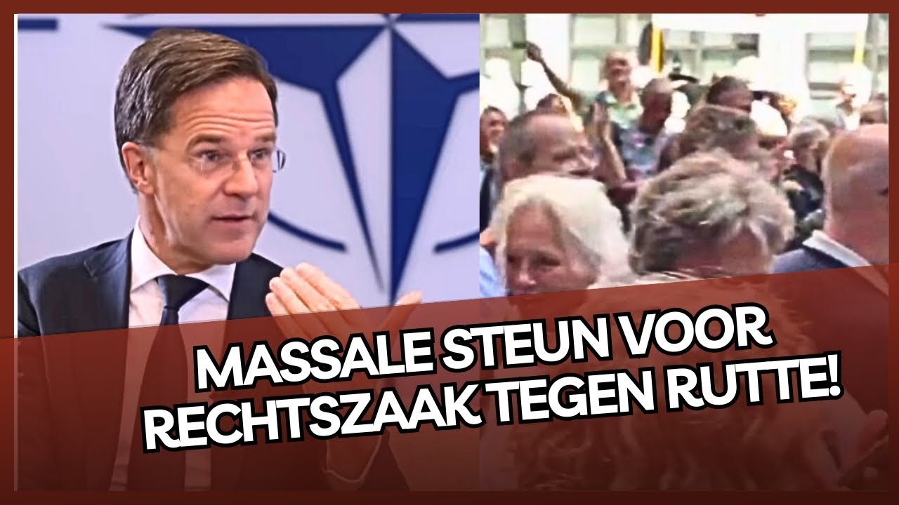 Massale steun voor advocaat Arno van Kessel tijdens rechtszaak tegen ...
