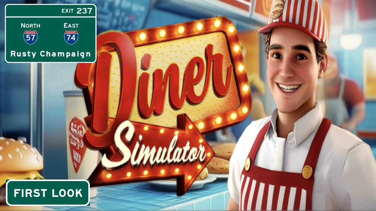 Diner Simulator Demo First Look - Burgers, Coffee, and a Race Against ...