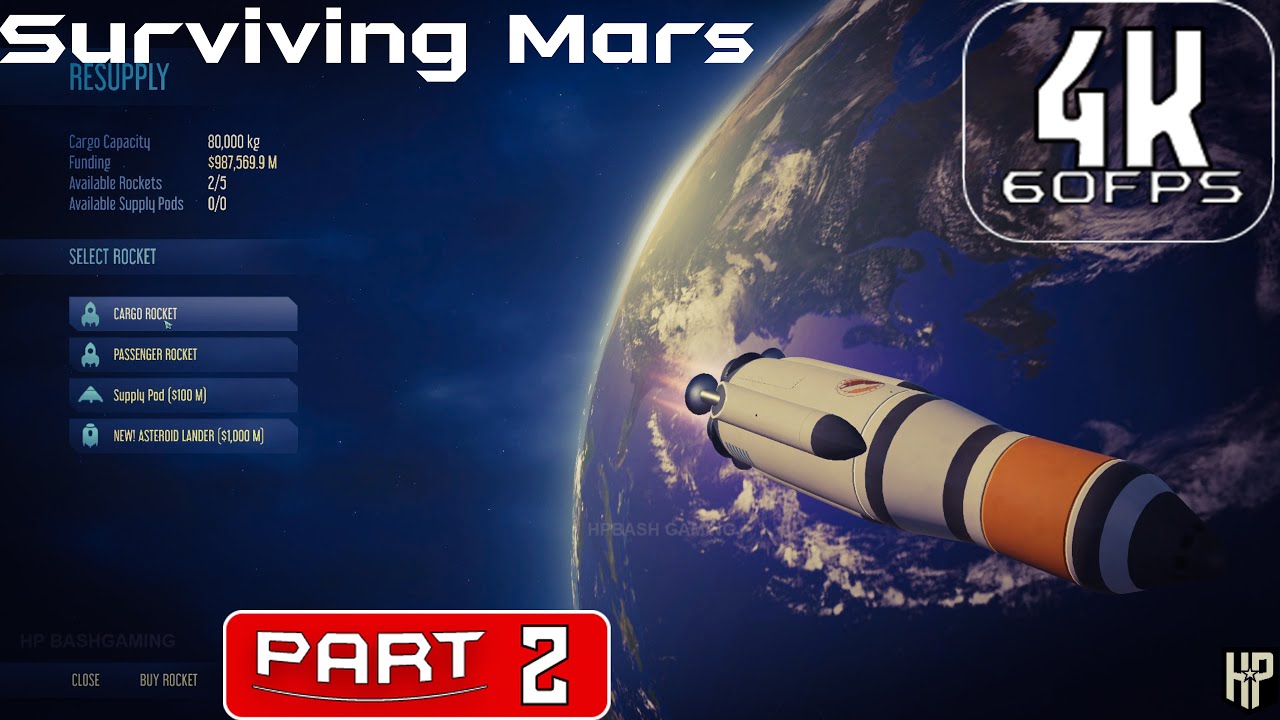 Surviving Mars Gameplay Part 2 | 4K - No Commentary - YouTube