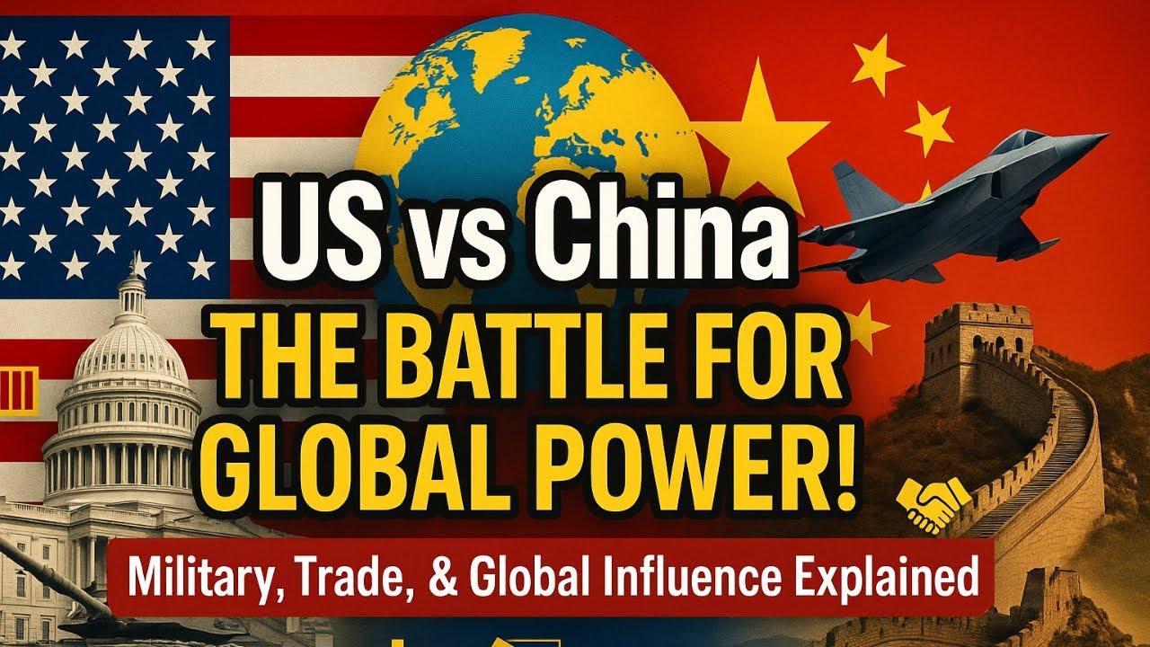 US vs CHINA: The Battle For Global Power/ Military, Trade And Global ...