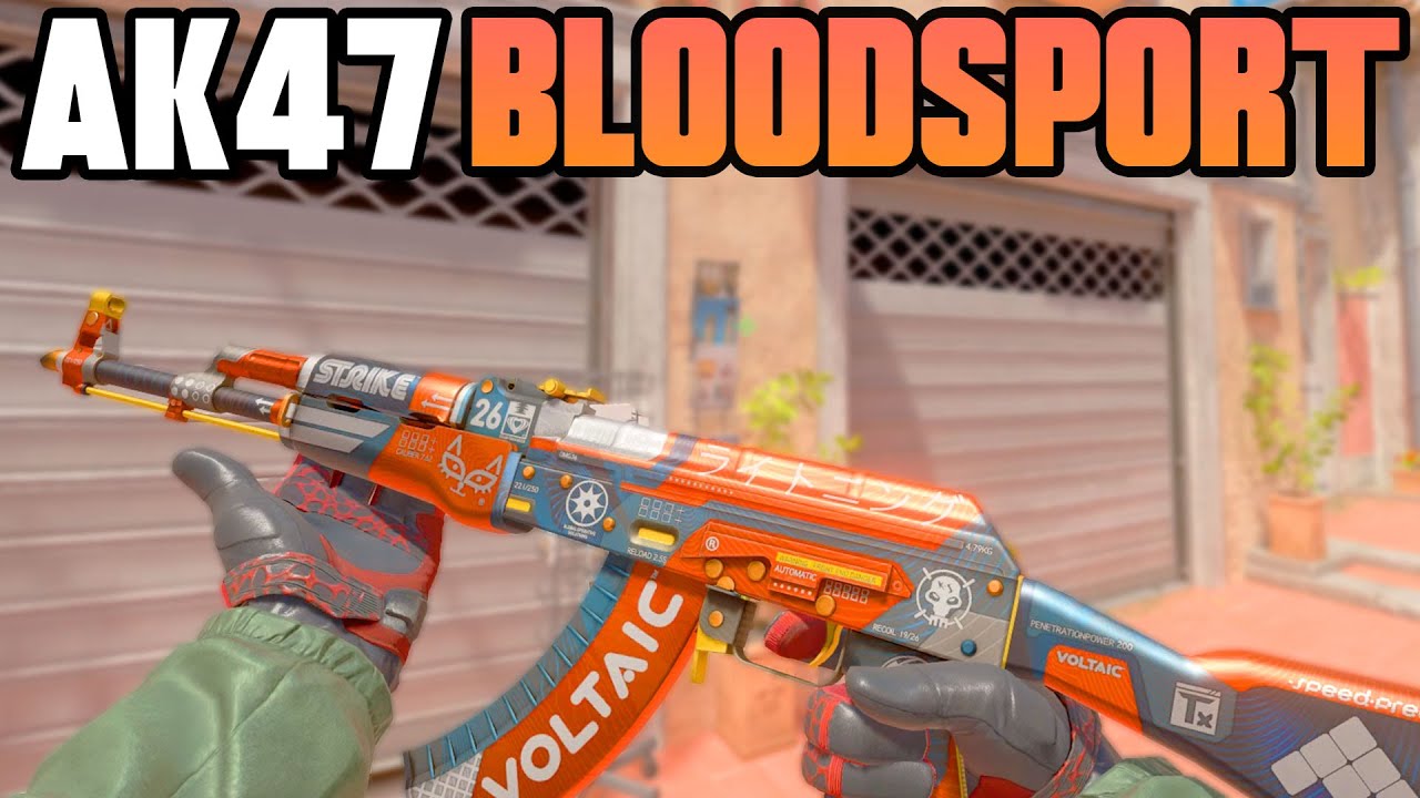 CS2 AK-47 Bloodsport (FACTORY NEW) | CS2 AK-47 Gameplay - YouTube