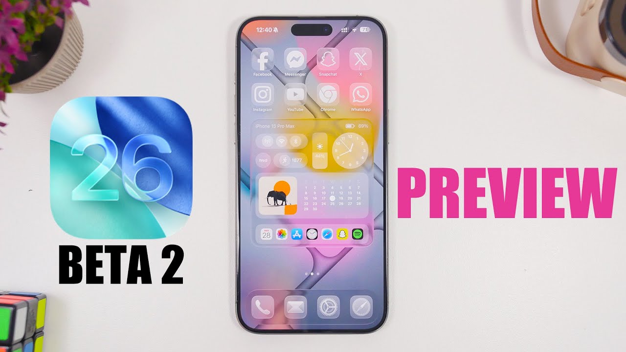 iOS 26 Beta 2 - Preview ! - YouTube