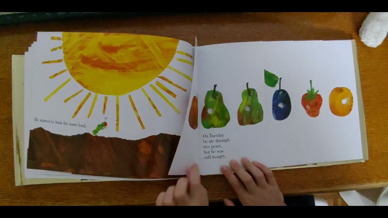 The Very Hungry Caterpillar - Eric Carle (read by Yoshi'do) - YouTube