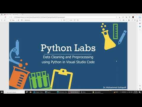 Data Cleaning and Preprocessing using Python in Visual Studio Code - YouTube