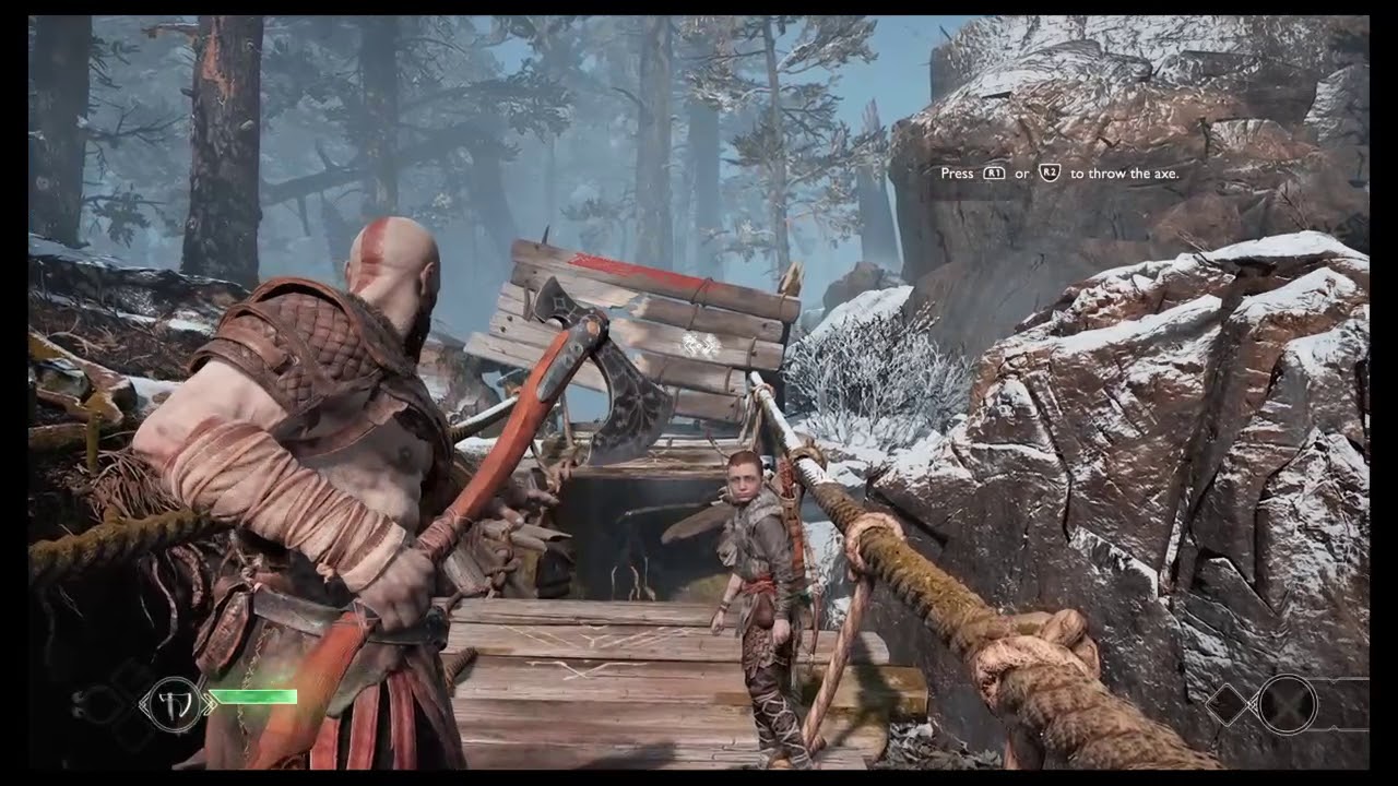 God of War PS4 : Kratos & Atreus gameplay conversation Part 1. - YouTube