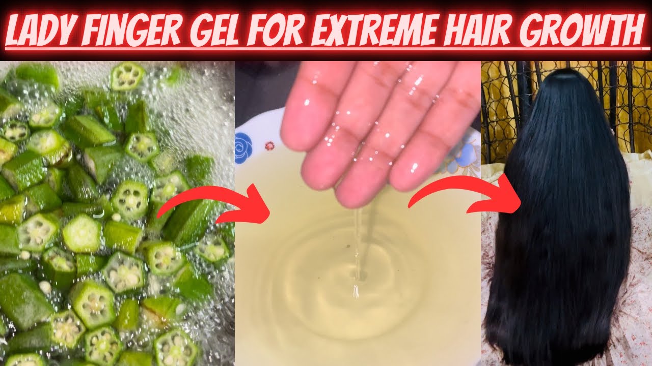 How To Make Okra Gel For Hair Growth Conditioning Detangling Styling ...
