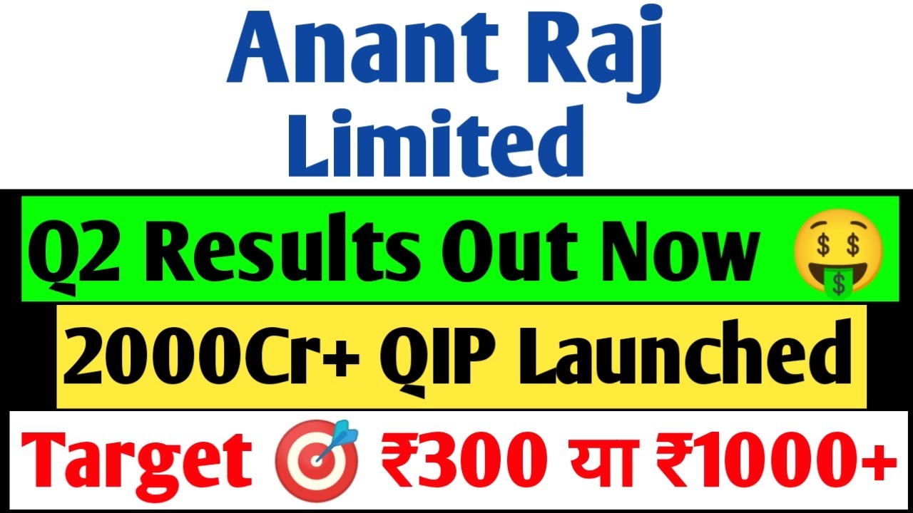 Anant raj Q2 Results 2025 | Anant raj Results today, Anant raj share ...