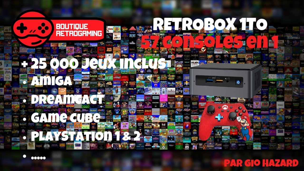 Console RETROBOX 🔥 +25 000 Jeux installés 🔥Retrogaming - Emulation ...