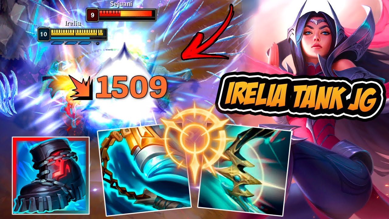 IRELIA BUILD TANK NA JUNGLE FICA IMORTAL! ISSO TÁ MUITO FORTE - YouTube