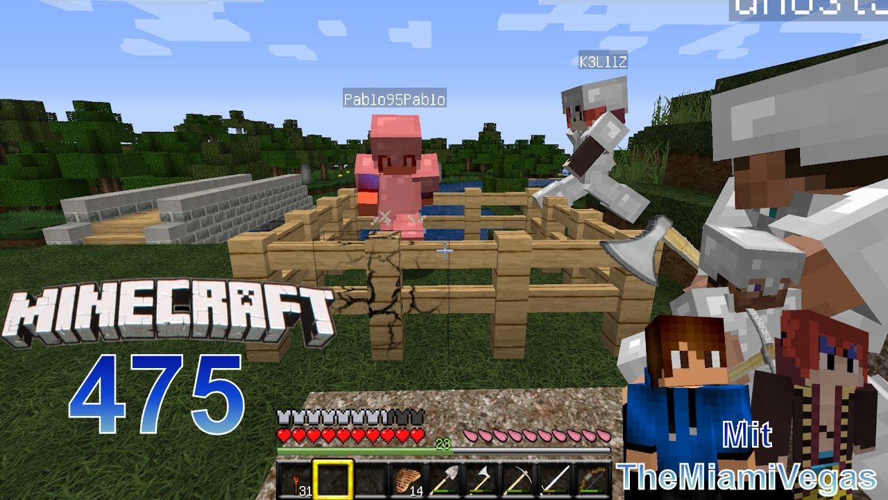 MINECRAFT [HD] #475 - 4 Männer allein in einer Welt ☼ Let's Play ...