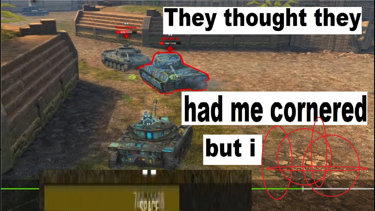 World Of Tanks Blitz: Circling T71 Saves His life! - YouTube