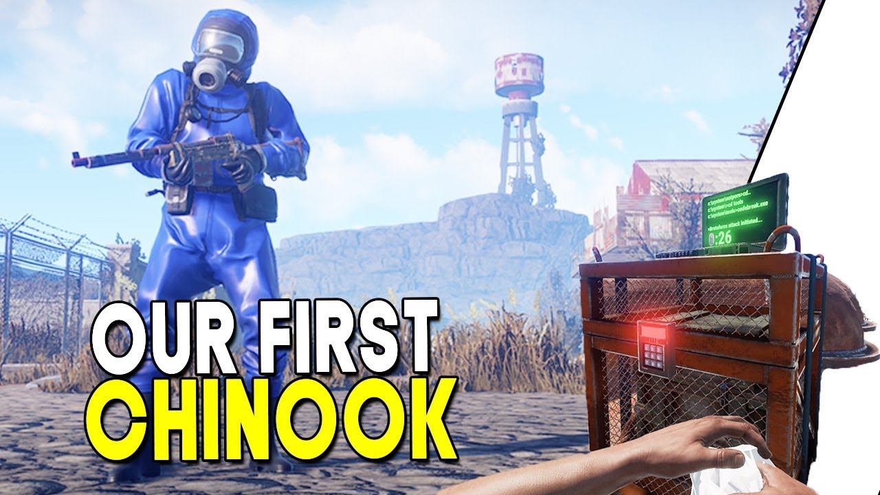 WE GOT OUR FIRST CHINOOK | RUST SURVIVAL - YouTube
