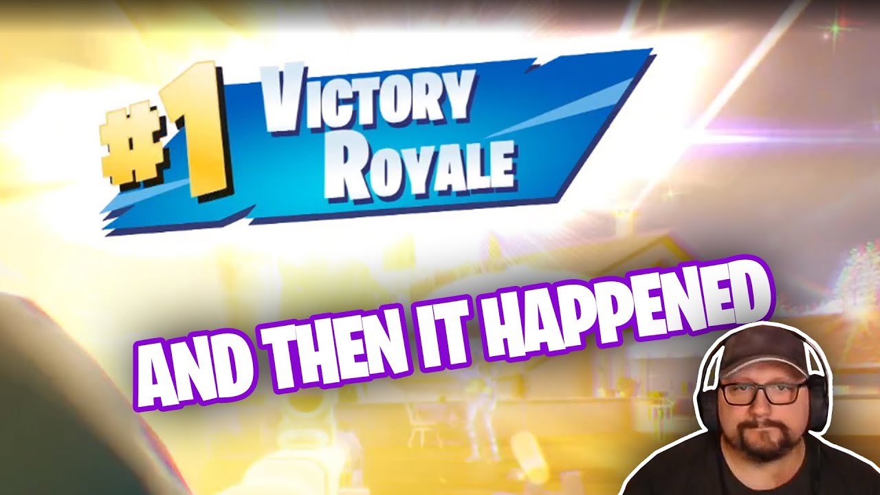 MY FIRST VICTORY ROYALE IN FORTNITE - YouTube