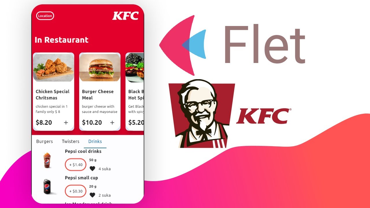Flet Tutorial - KFC Redesign - YouTube
