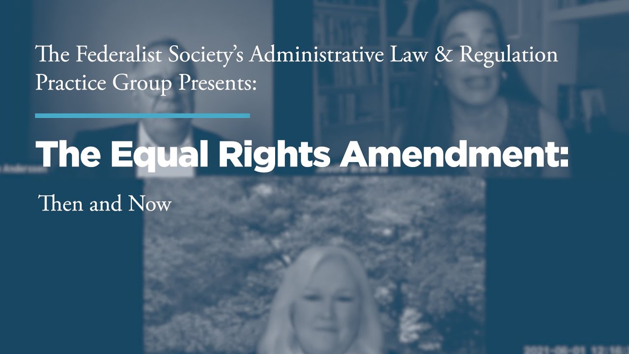 The Equal Rights Amendment: Then and Now - YouTube