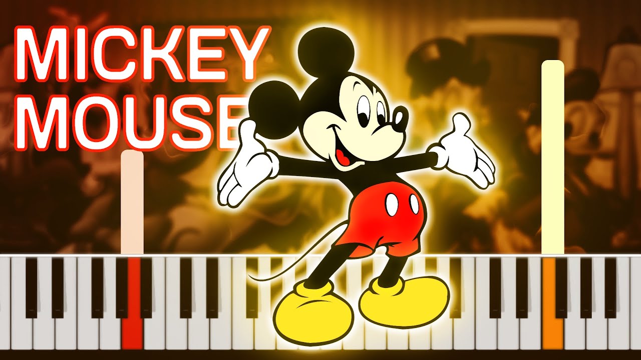 Mickey Mouse Works Theme Piano - YouTube