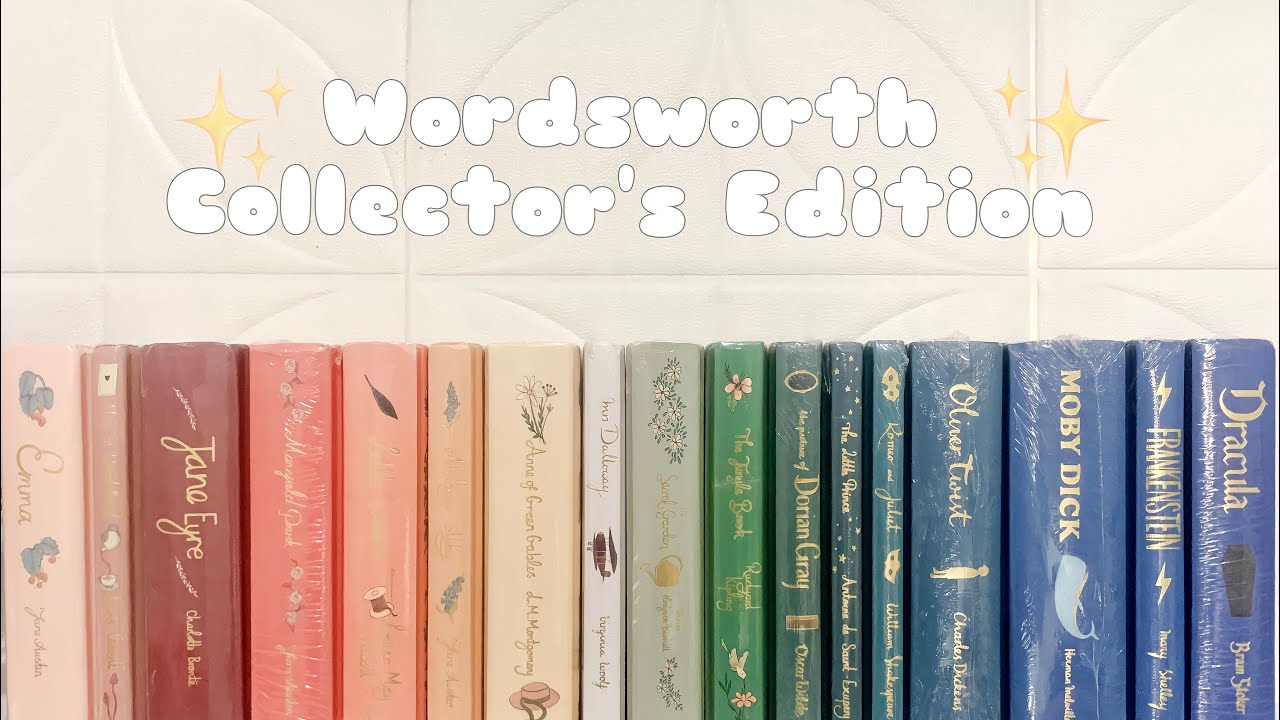 my wordsworth collector’s edition collection - YouTube