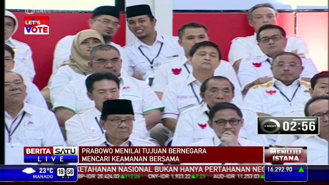Debat Capres 2014: Politik Luar Negeri Prabowo vs Jokowi - YouTube