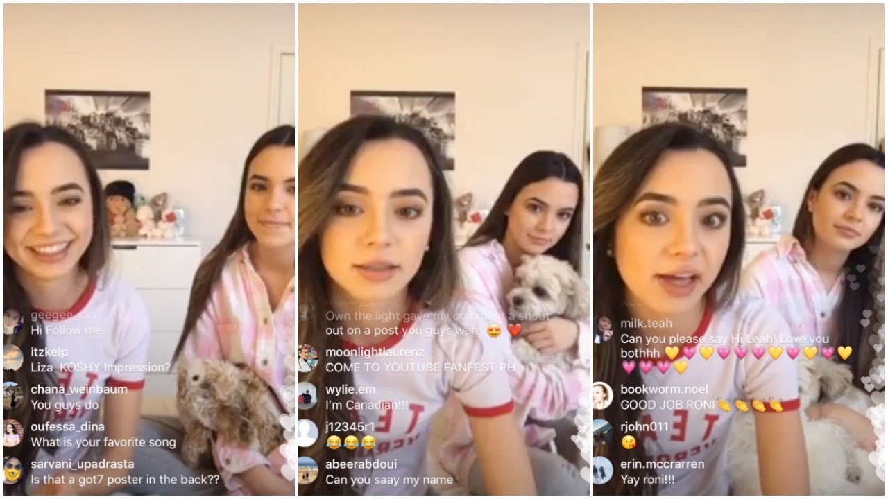 Merrell Twins Instagram Live (Roni + Aaron Best Friends?!) February ...