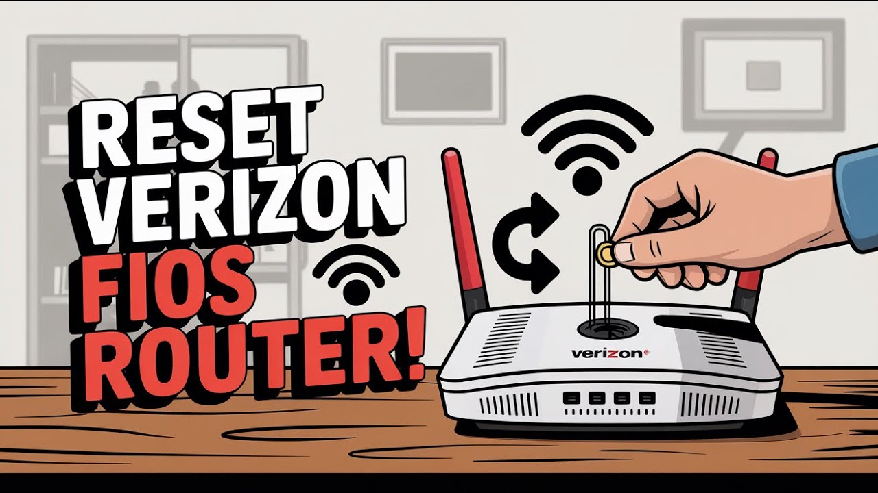 how to reset verizon fios router | full step-by-step guide - YouTube