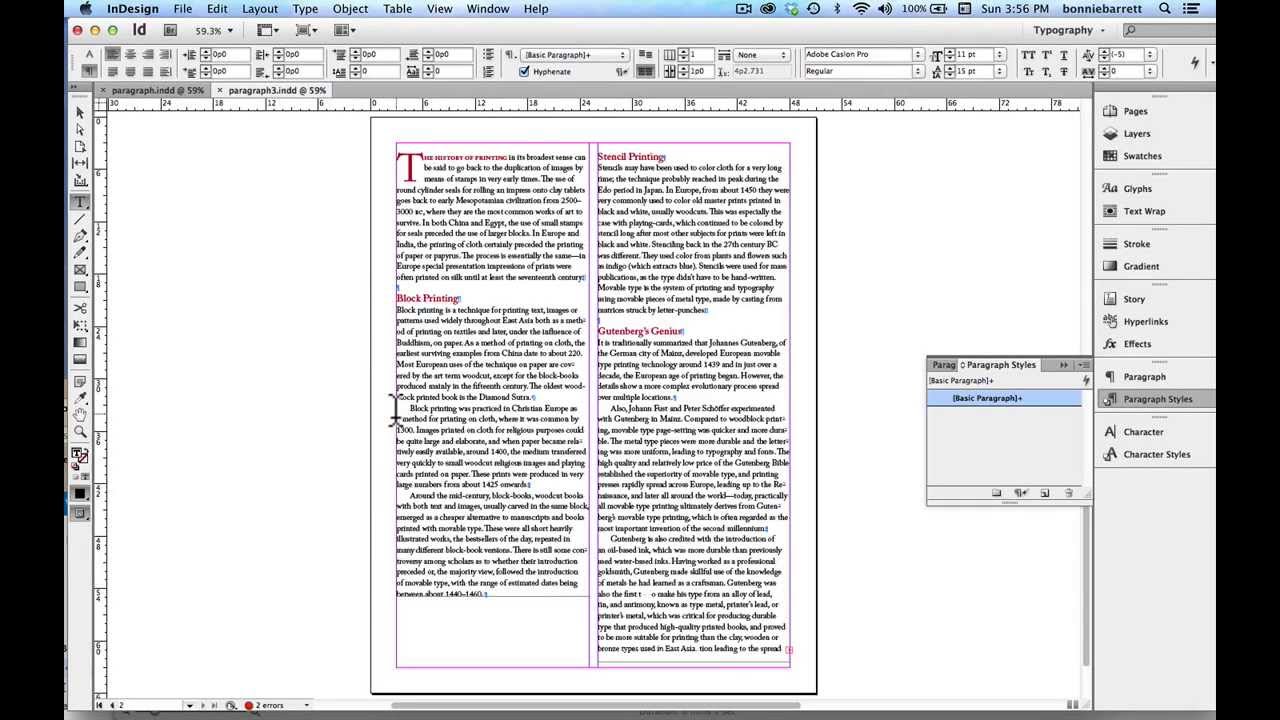 01b Paragraph Separation Indent - YouTube