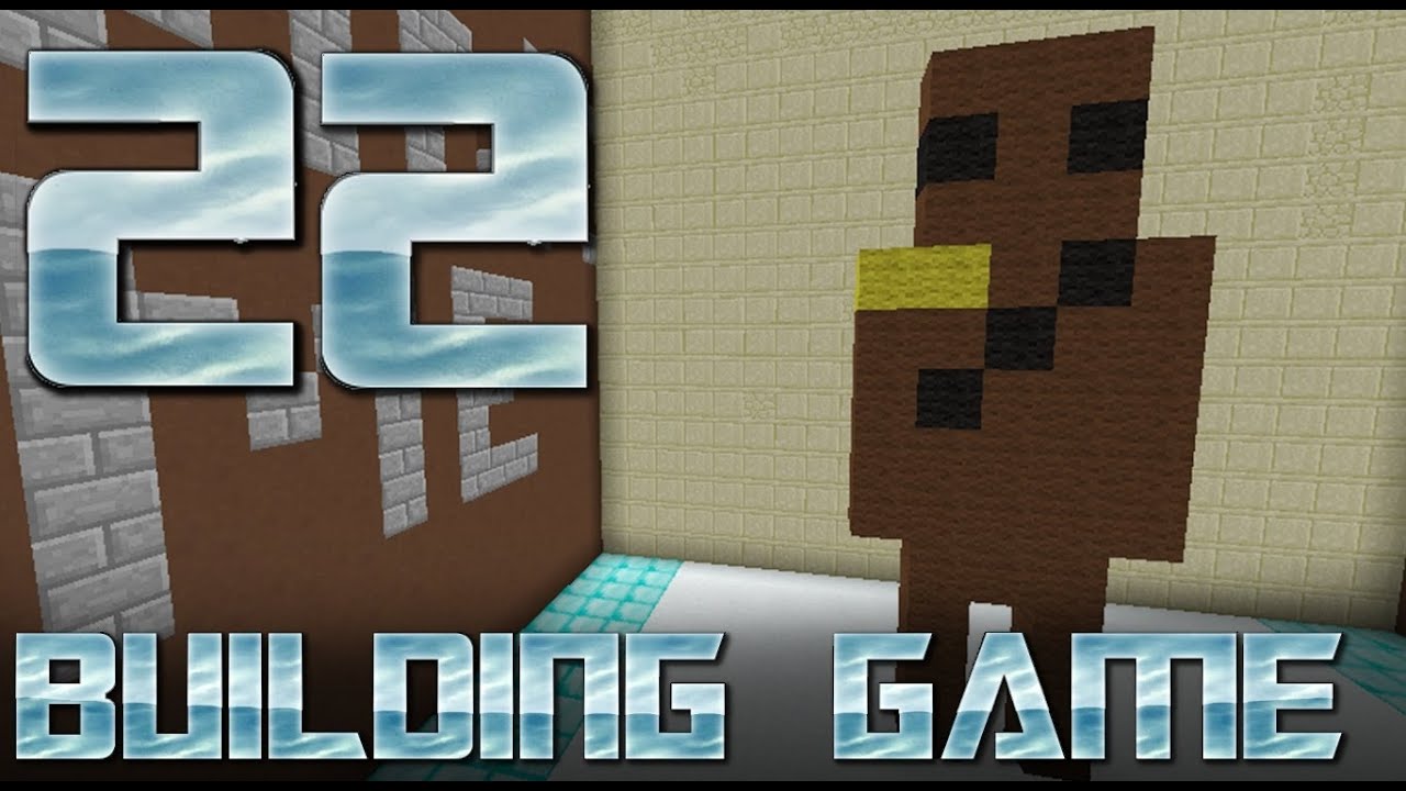 Minecraft Building Game - Ep. 22 - Blushing Albino Creeper - YouTube