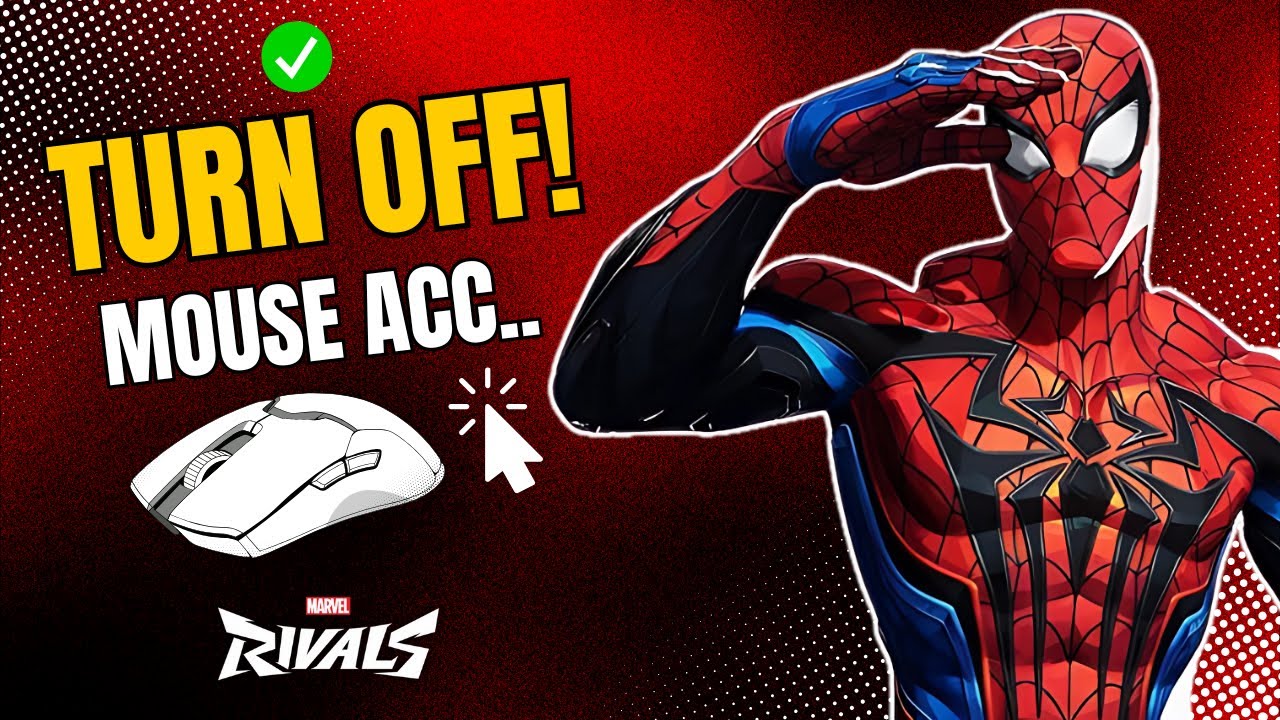 How to get rid of Mouse Acceleration Marvel Rivals (Quick And Easy ...