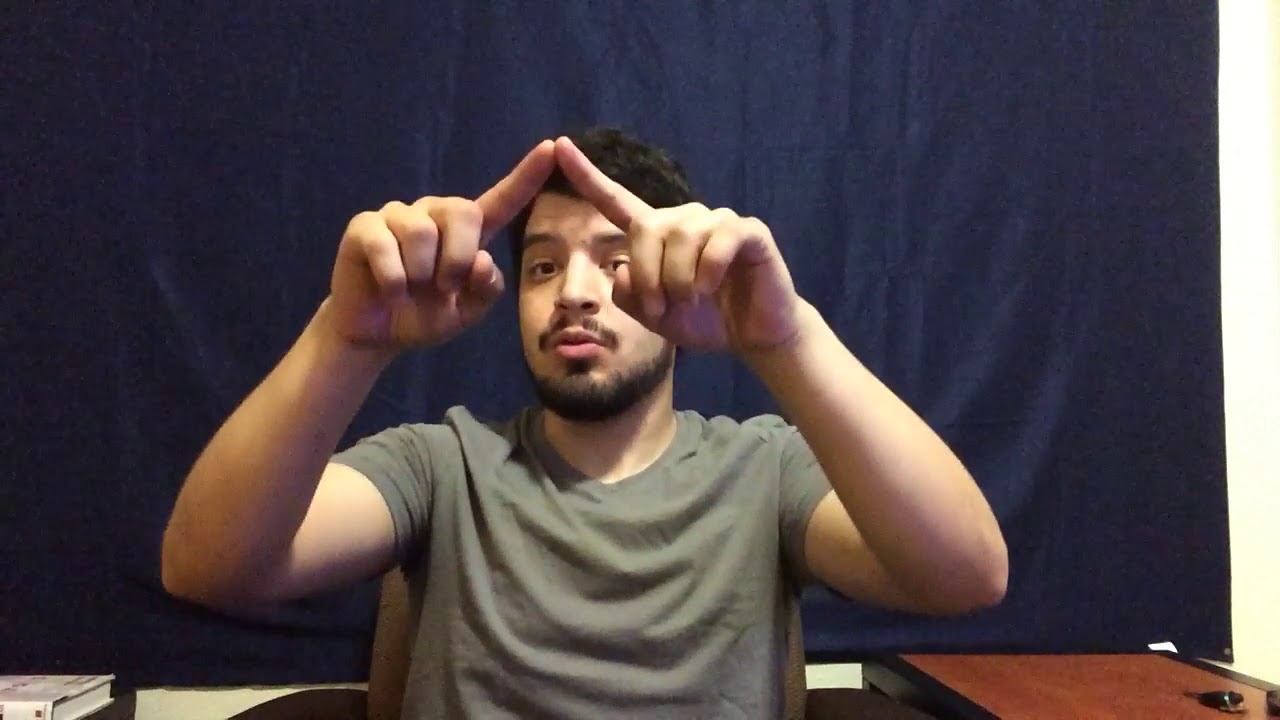 Triangle explanation asl - YouTube