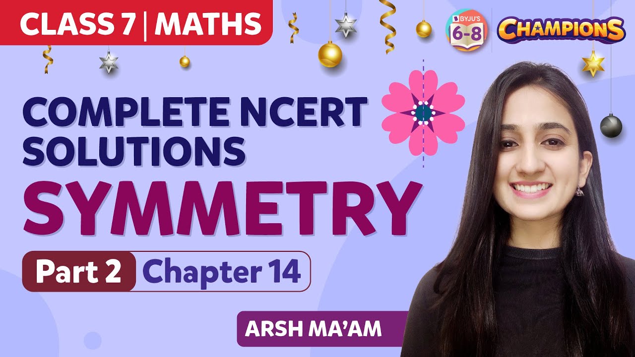 Symmetry Class 7 Maths Chapter 14 Complete NCERT Solutions (Part 2 ...