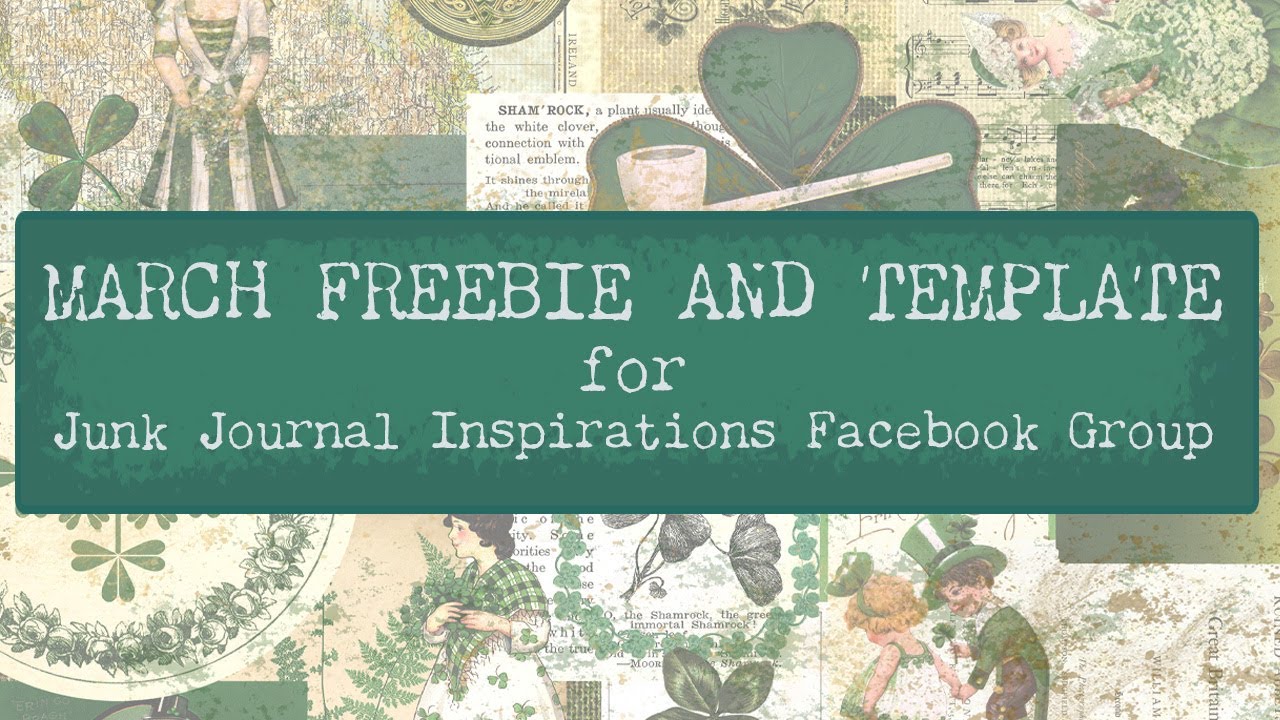 March Freebie and Template Craft-A-Long - YouTube