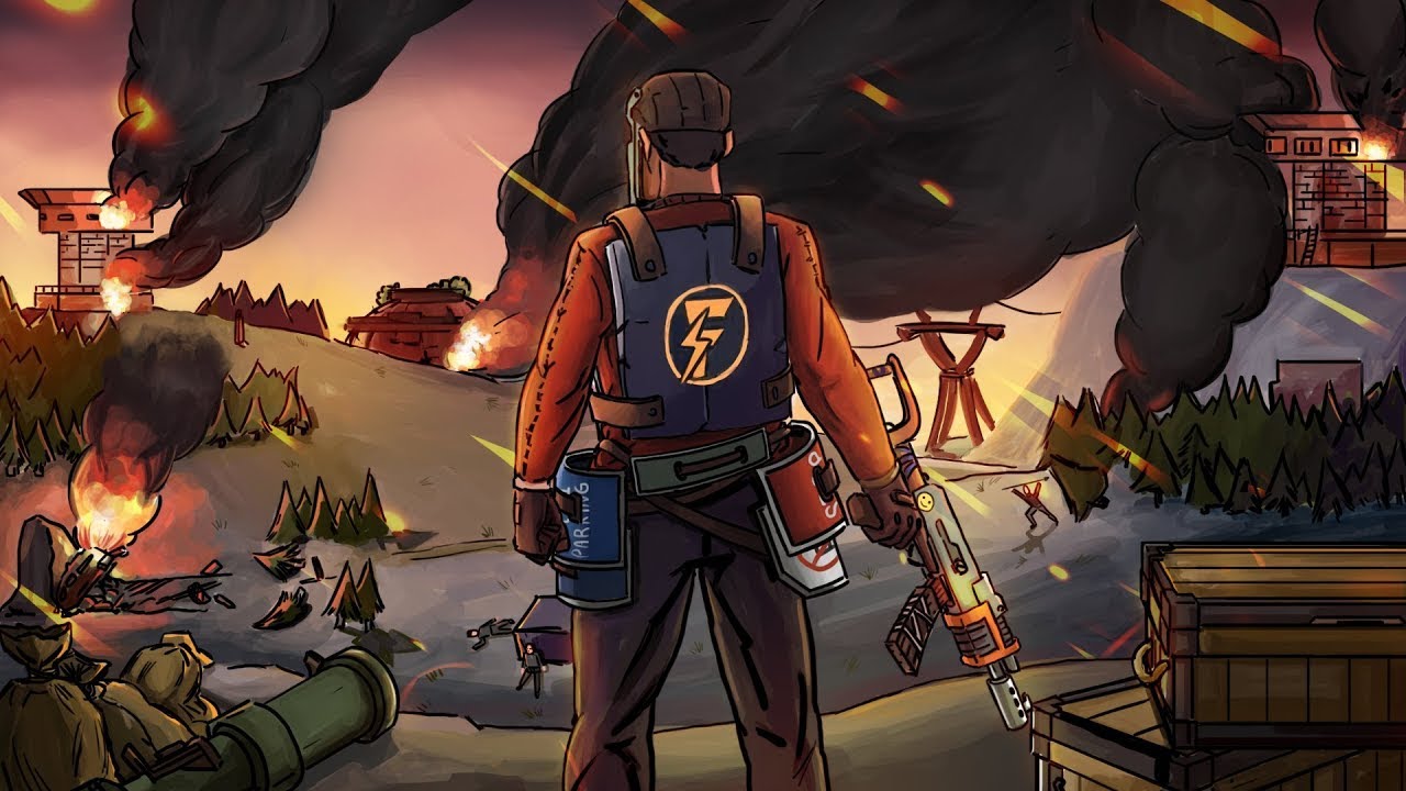 One Of The Biggest Raids EVER On Atlas Rust 5X (20v100) - YouTube