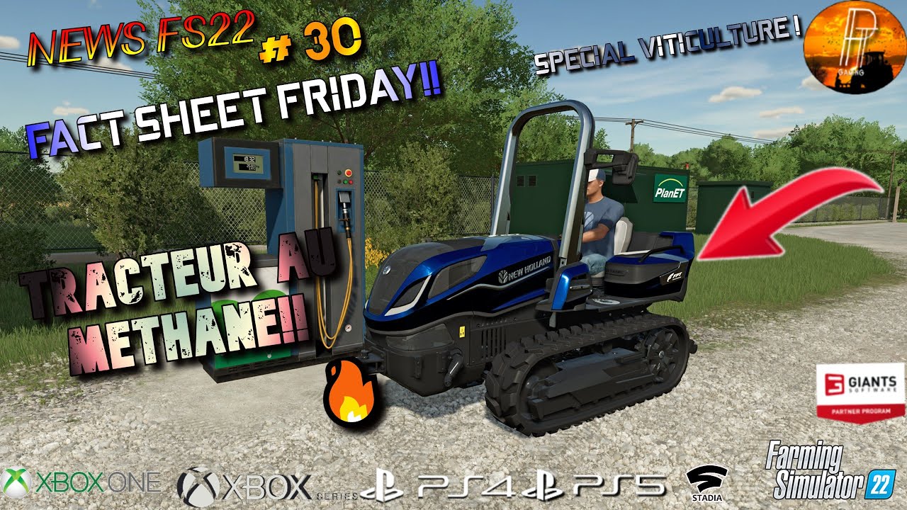 [NEWS FS22]#30: FACT SHEETS FRIDAY_TRACTEUR AU METHANE & EQUIPEMENT ...