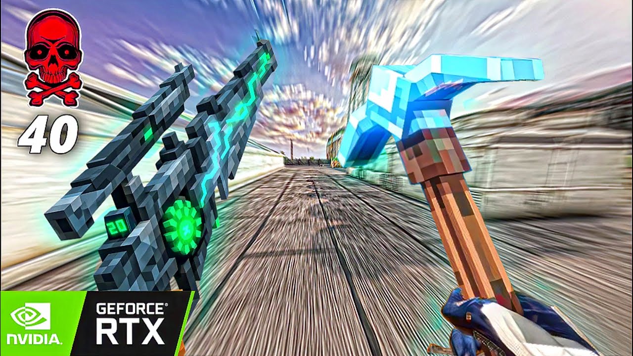 BLOODSTRIKE - MINECRAFT SKINS - AXE CRYSTAL BREAKER + KAR98 NETHERFLAME ...