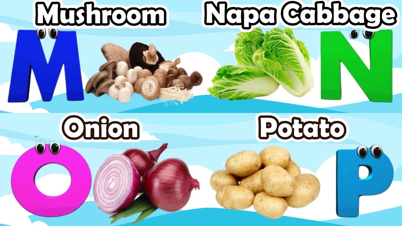 Vegetables ABC Song | Vegetables Alphabet Song | Phonics for Kids ...
