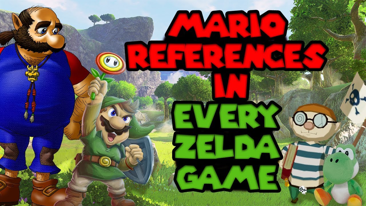Mario References in Every Zelda Game - YouTube