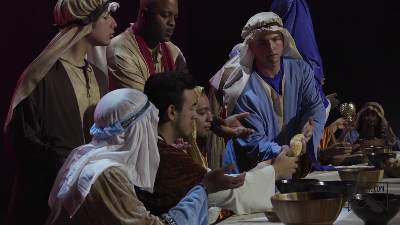 Rock Church - Easter Last Supper Live Painting - YouTube