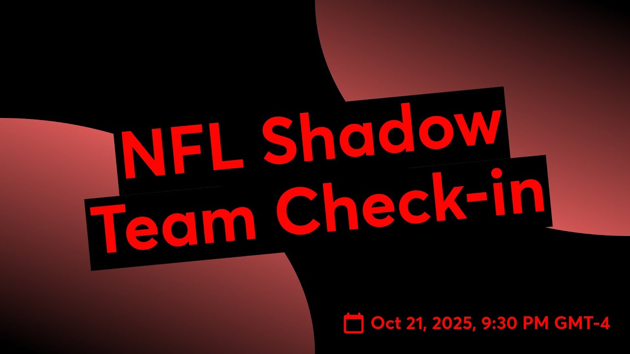 NFL Shadow Team Check-in - YouTube