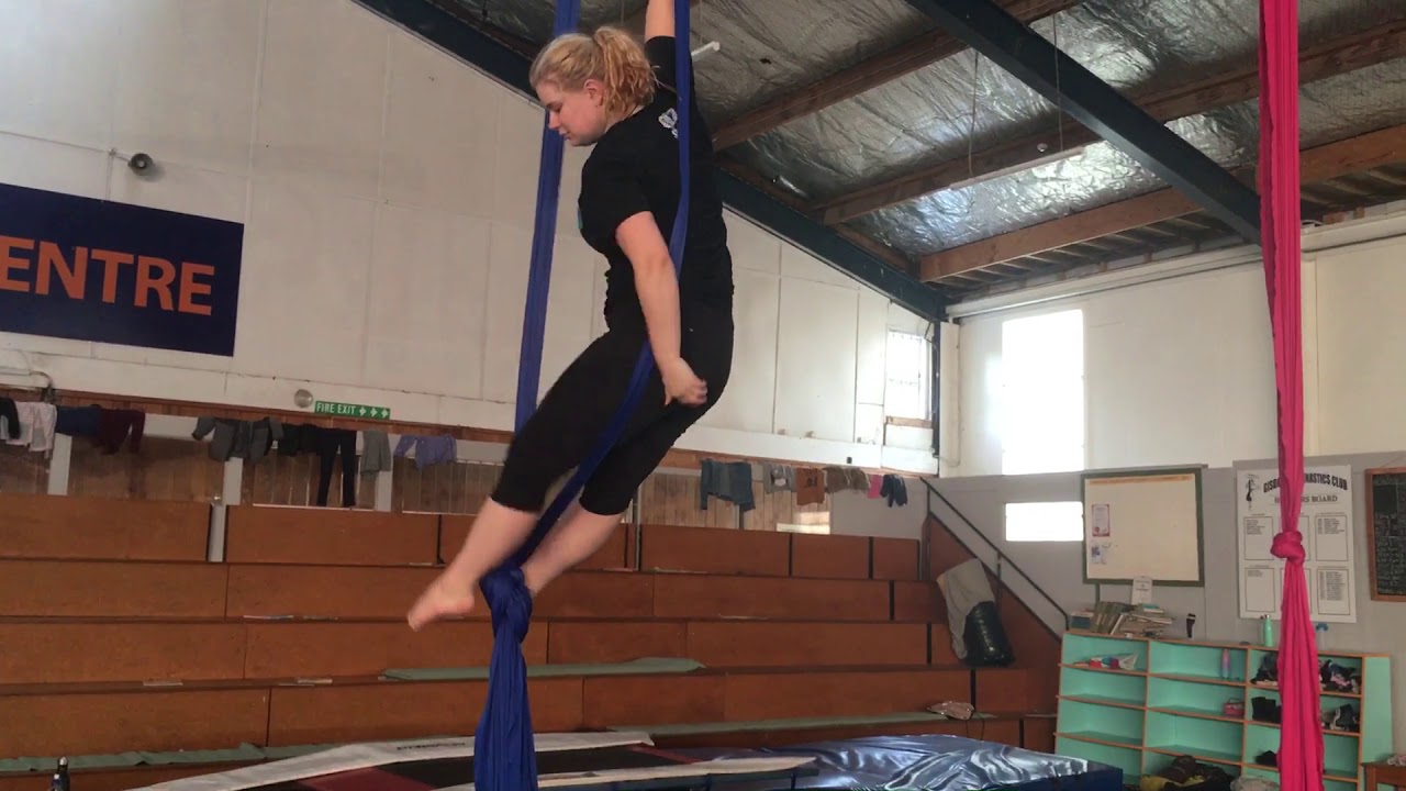 Cross straddle back on knot - YouTube