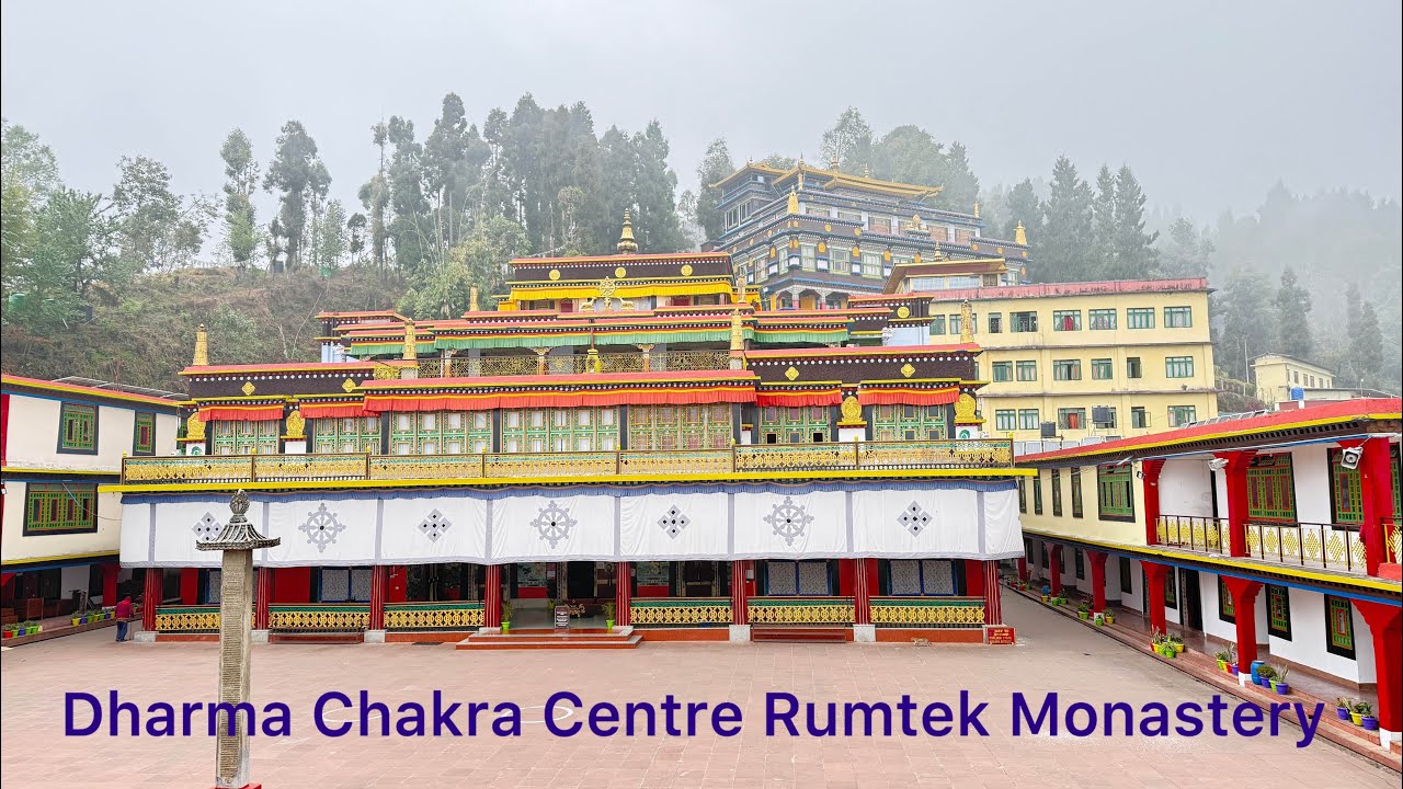 Ritual Tshechu mask dance at Dhensa Rumtek Monastery 5th June 2025 ...